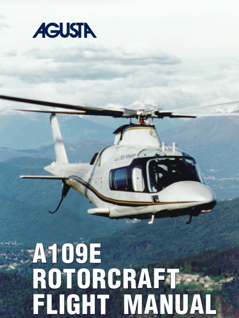A109E Helicopter Flight Manual | PDF | Flight Recorder | Airspeed
