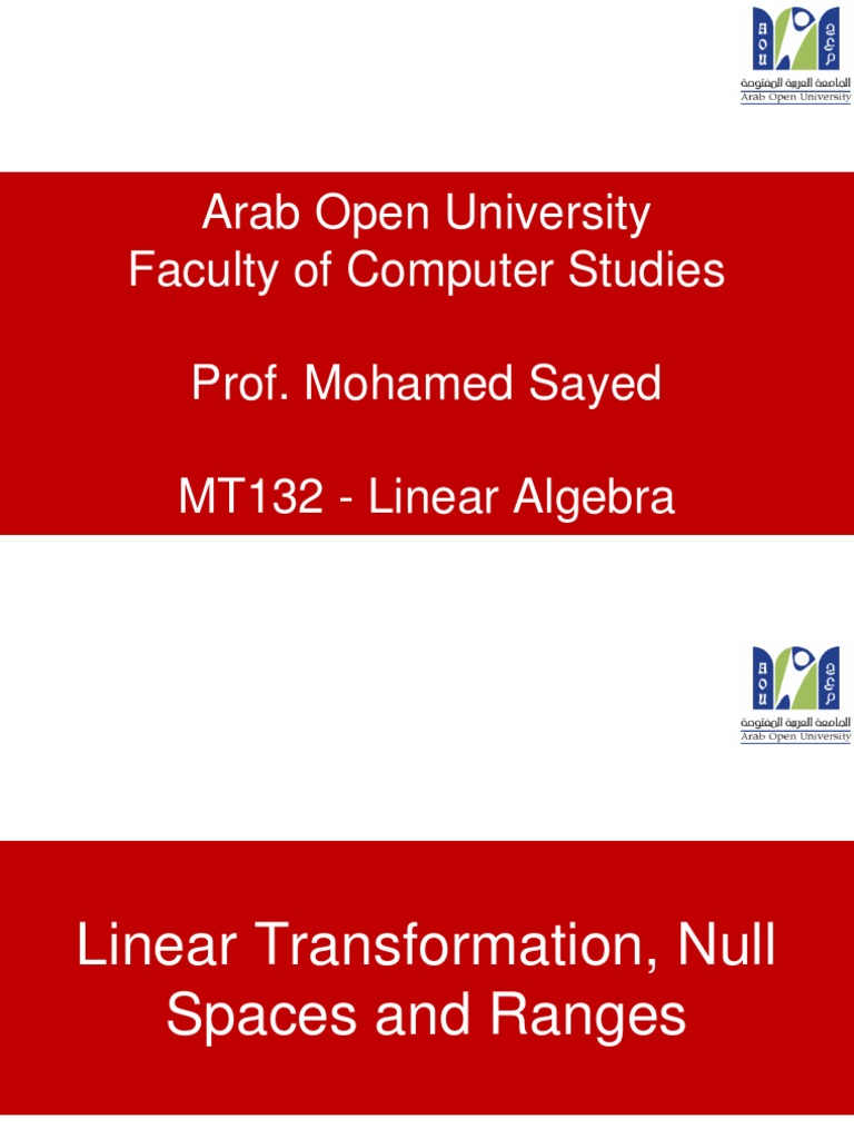 MT132 Tutorial 6 | PDF | Linear Map | Linear Algebra