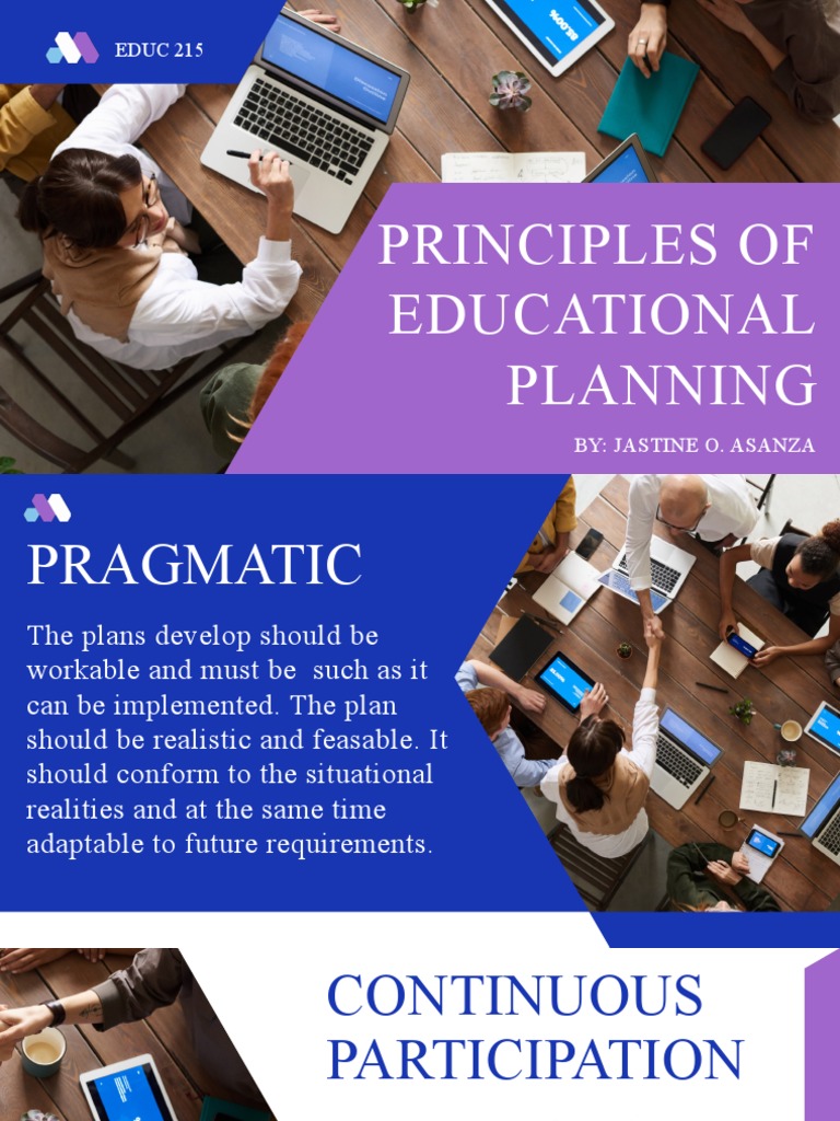 Principles of Educational Planning | PDF Principles of Educational Planning | PDF