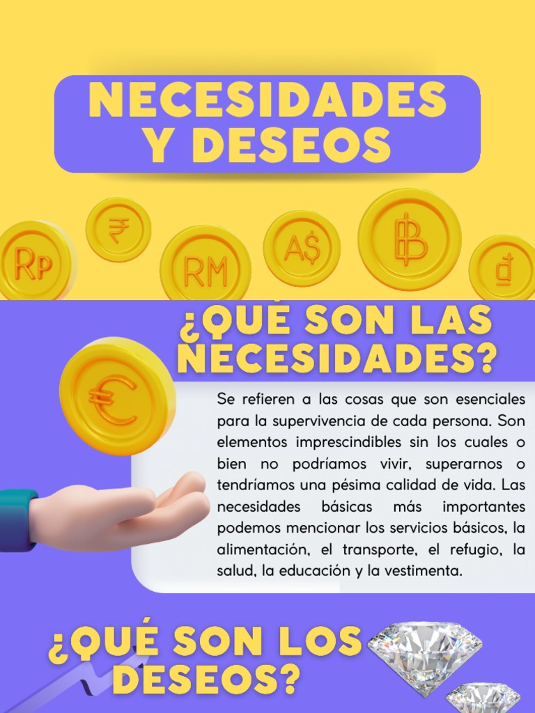 Presentacion Necesidades y Deseos 10 | PDF