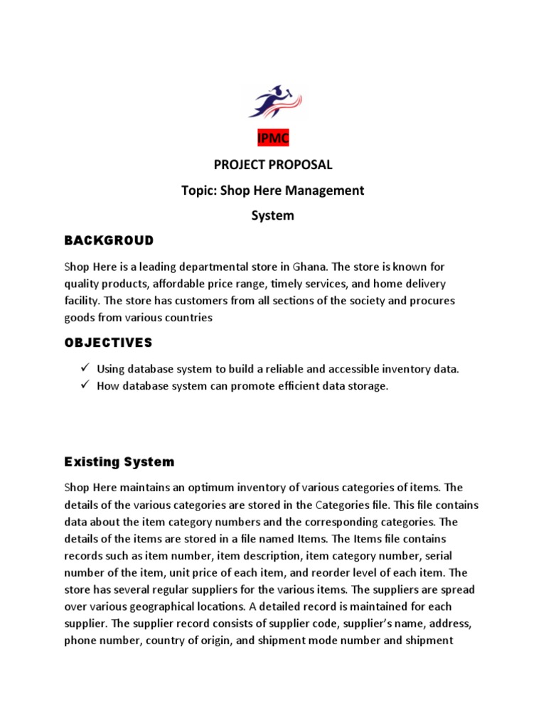 Database Project Proposal Ideas