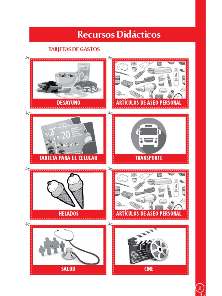 Tarjetas Necesidades y Deseos 10 | PDF