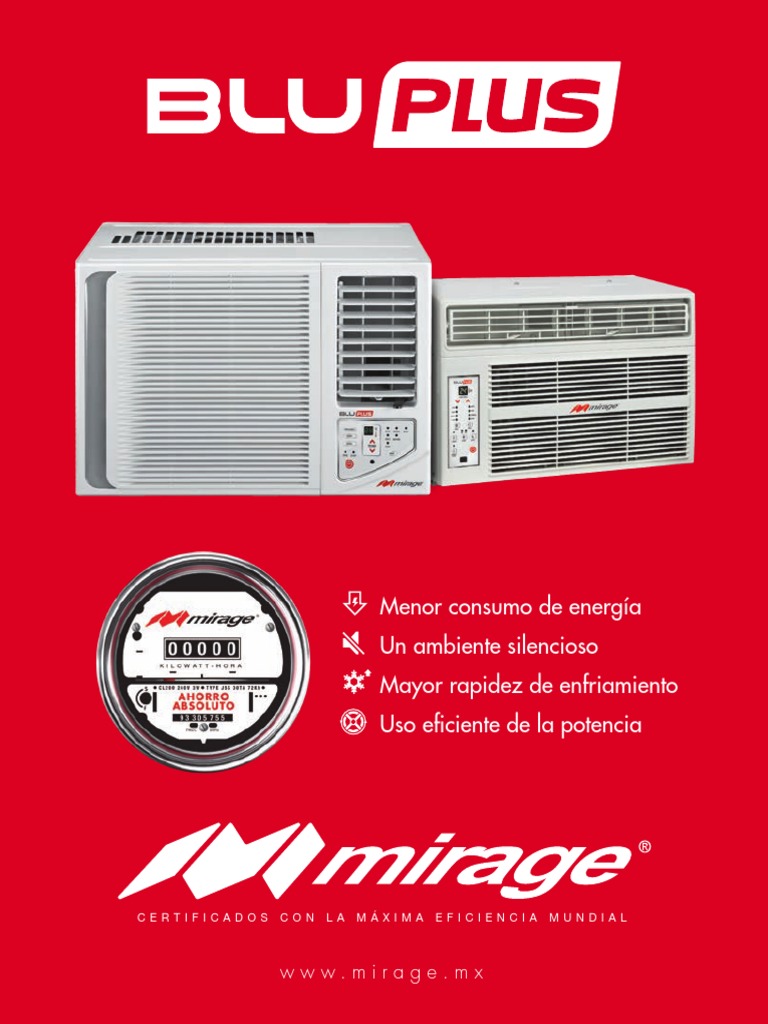Mirage Ventana Blu-Plus | PDF | Agua | Ciencias fisicas