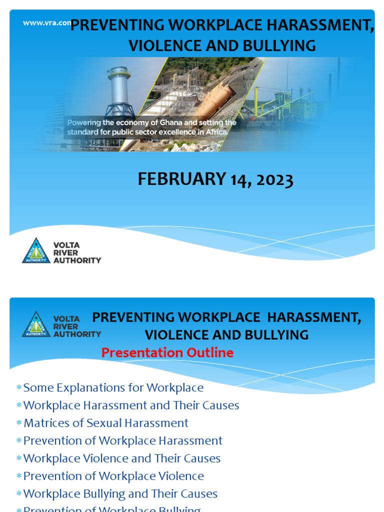 Prevention of Workplace Harassment and Violence | PDF | Workplace ...