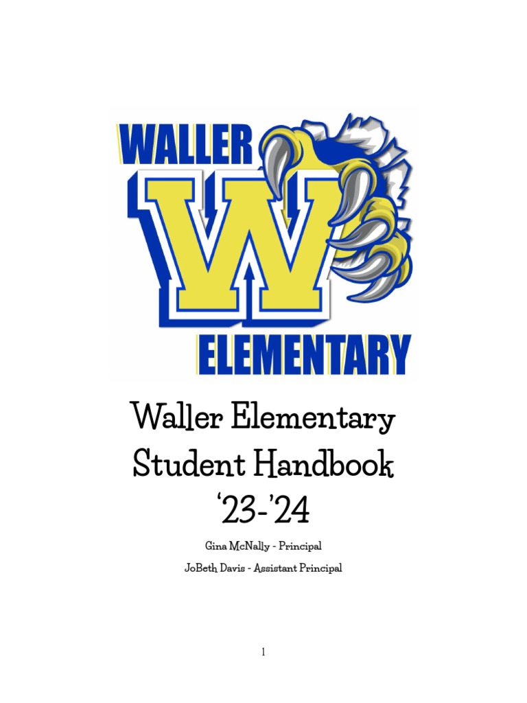 2023-2024 Waller Student Handbook | PDF
