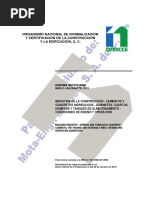 NMX C 061 Onncce 2015 | PDF