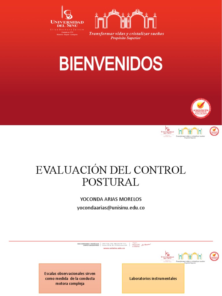 Evaluación Control Postural | PDF