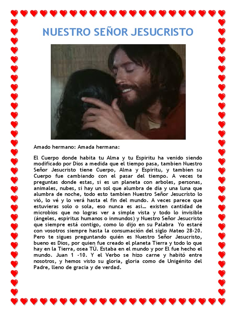 Biografia de Nuestro Señor Jesucristo | PDF