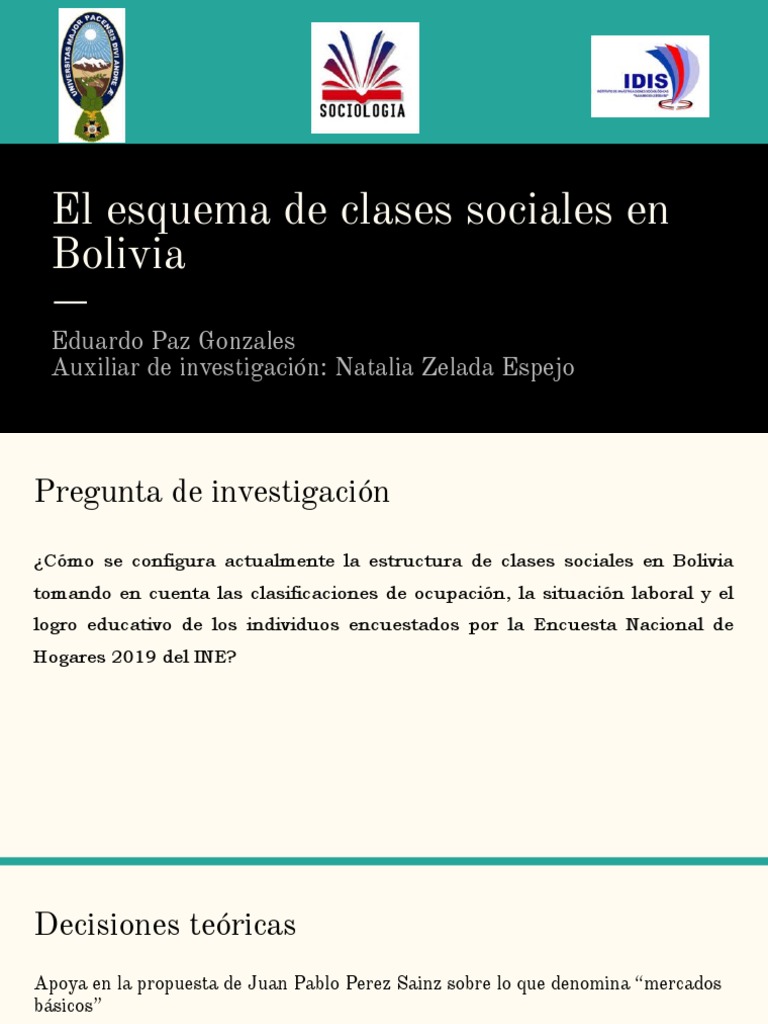 Estructura de Clases Sociales en Bolivia | PDF | Salario | Economía laboral