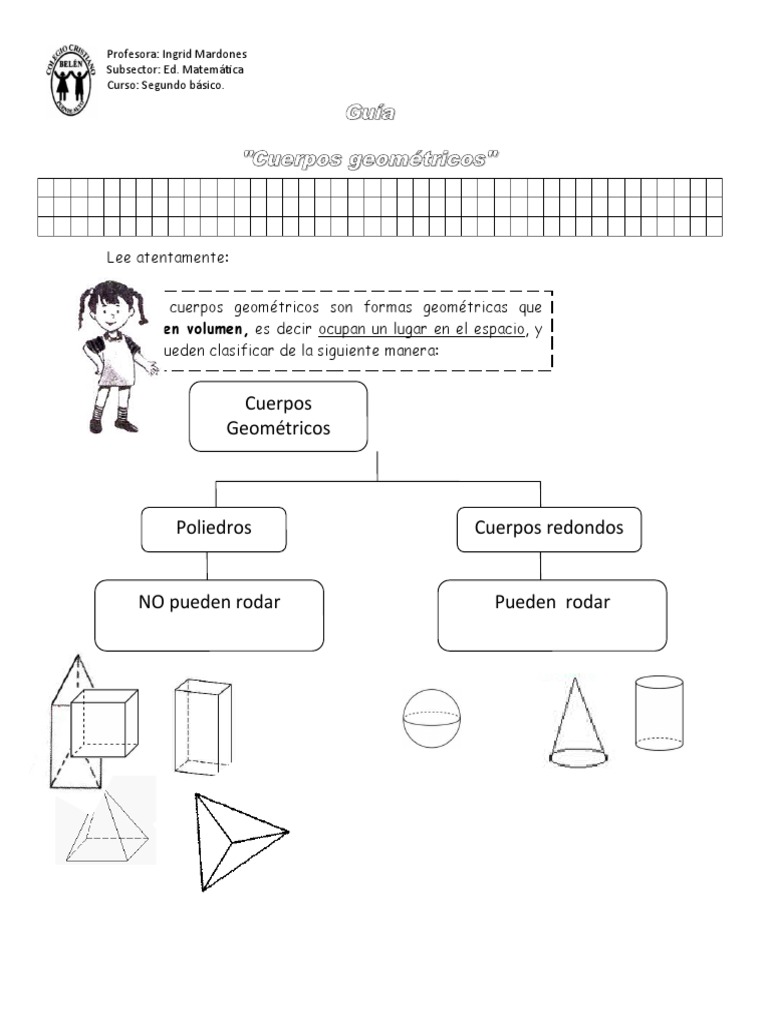 Clasificación de Cuerpos Geométricos | PDF