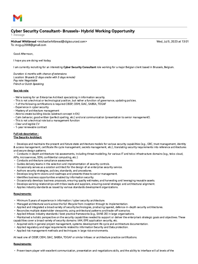Cybersecurity Roadmap | PDF