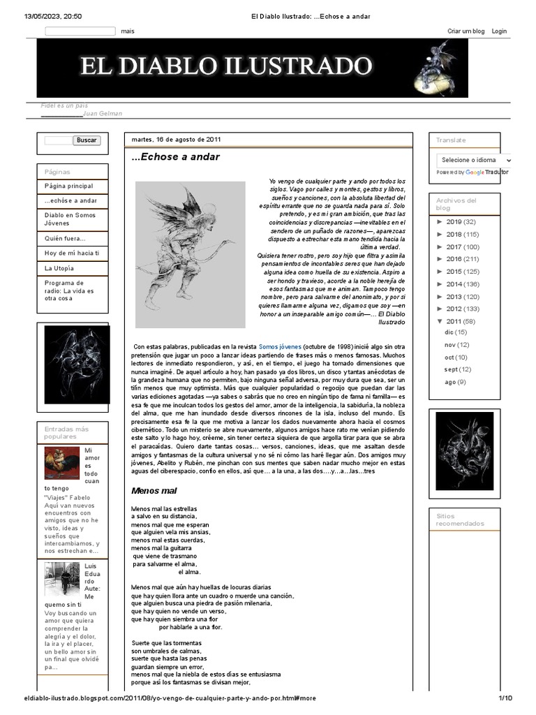 El Diablo Ilustrado - ... Echose A Andar | PDF | Cuba | Amor