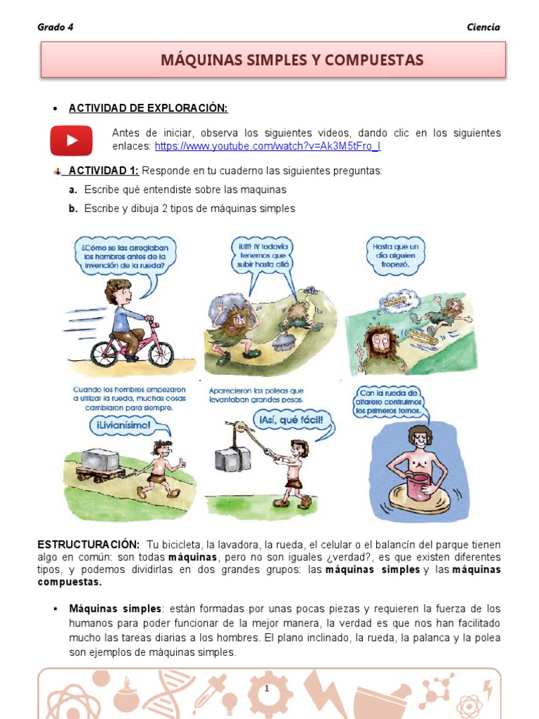 Maquinas Simples y Compuestas | PDF