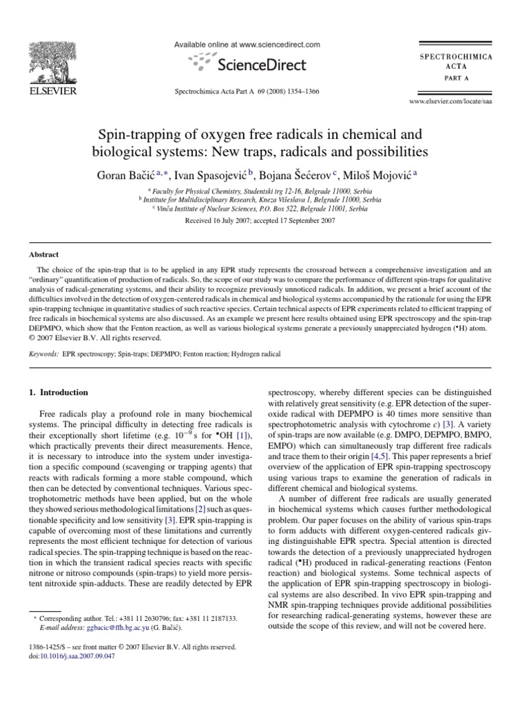 2008-Spin-Trapping of Oxygen Free Radicals in Chemical and Biological ...