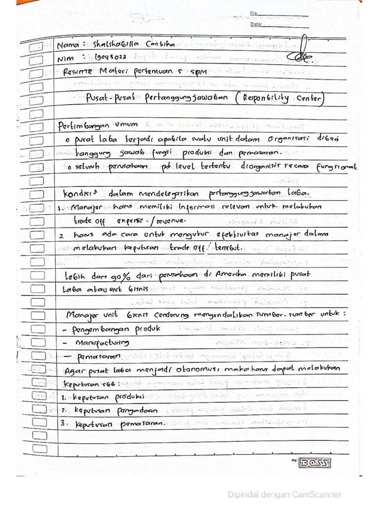 Resume M-5 SPM - Shalshabilla Cantika (19043023) | PDF