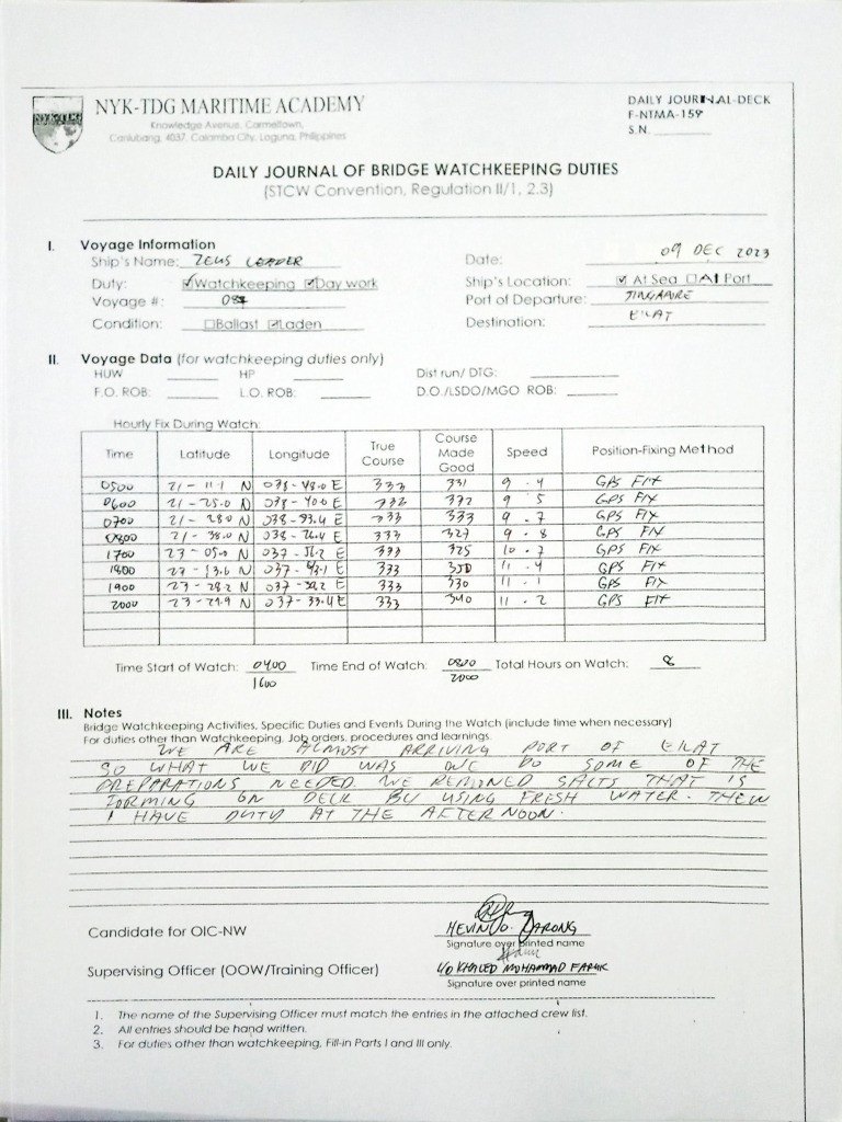 Daily Journal Batch 6 | PDF