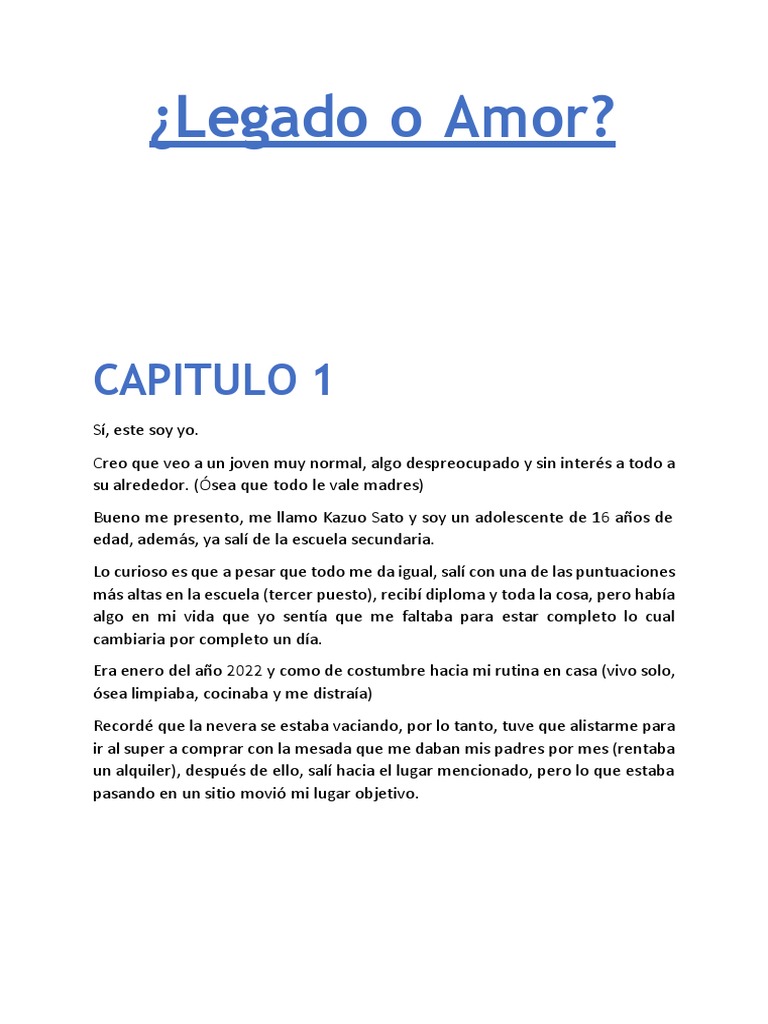 LEGADO O AMOR CAP 12 Final | PDF | Verdad