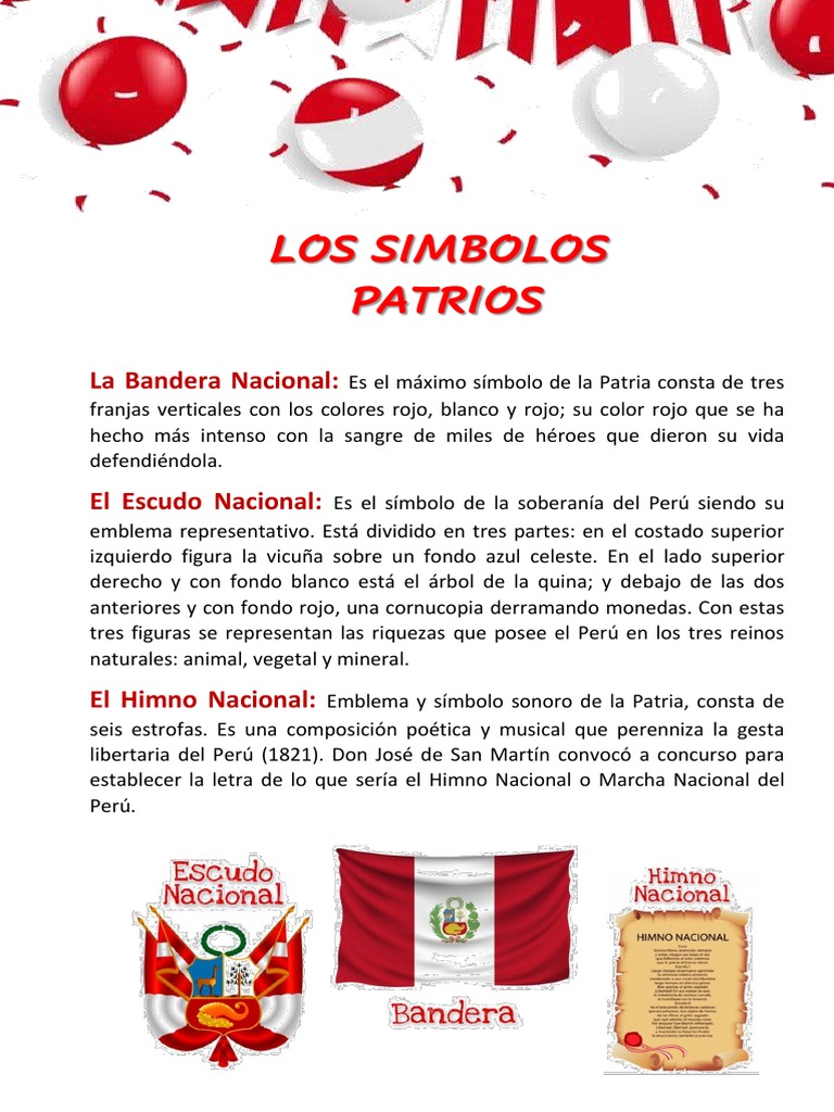 Los Simbolos Patrios | PDF
