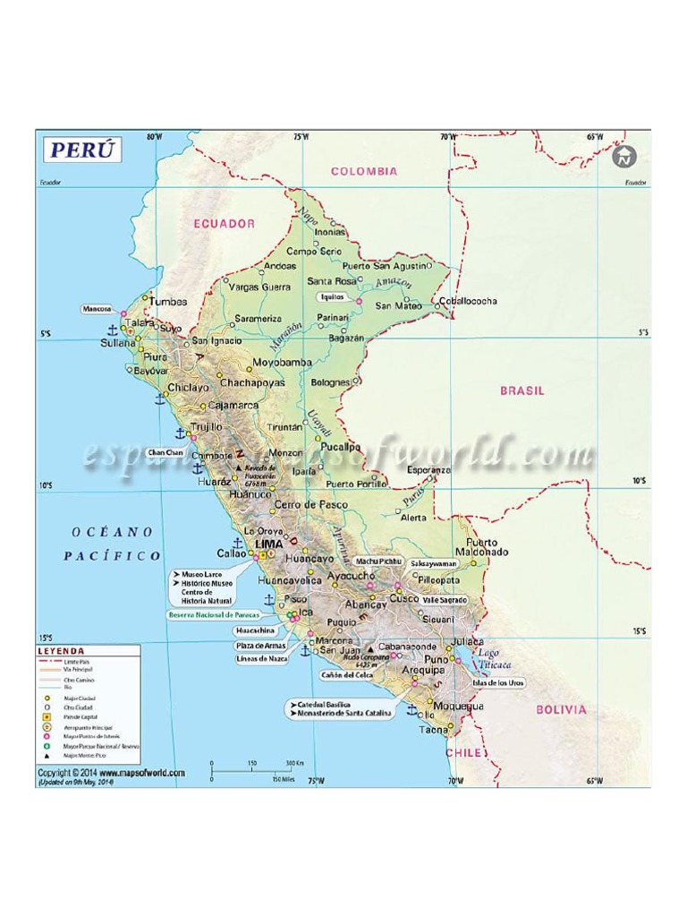Mapa Politico Del Perú3 | PDF