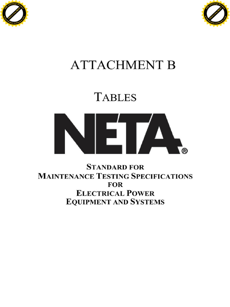 Neta Tables June 2021 | PDF