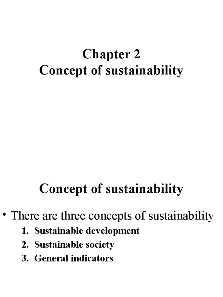 Chapter 2. Sustainability | PDF | Sustainability | Resource