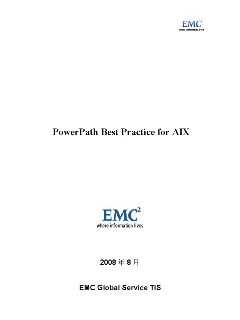 PowerPath Best Practice For AIX v7.5 | PDF