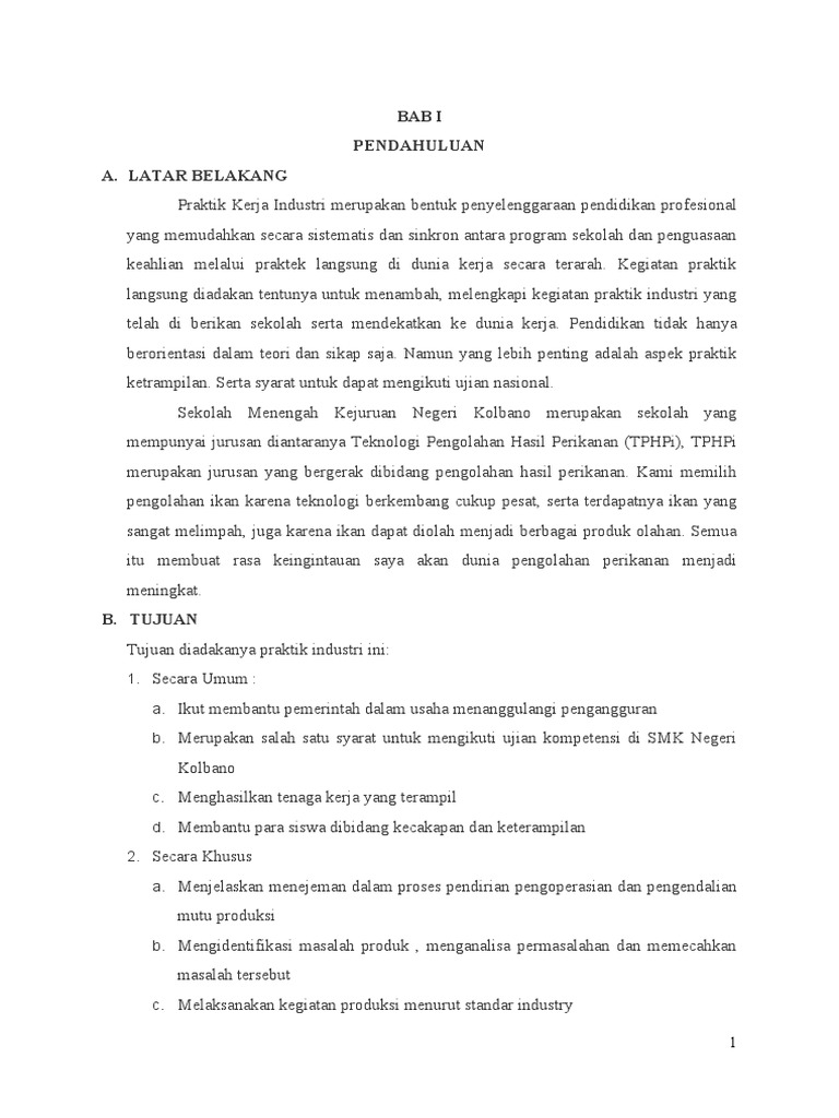 Contoh LAPORAN PRAKERIN 2019 | PDF