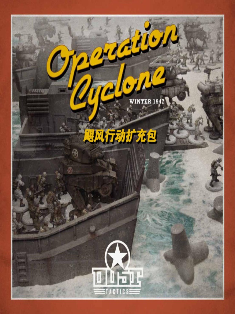 DustTactics Dust 1947 Boardgame Operation Cyclone | PDF