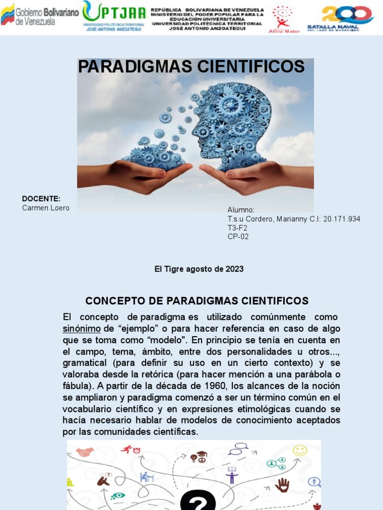 Paradigmas Cientificos | PDF | Paradigma | Teoría