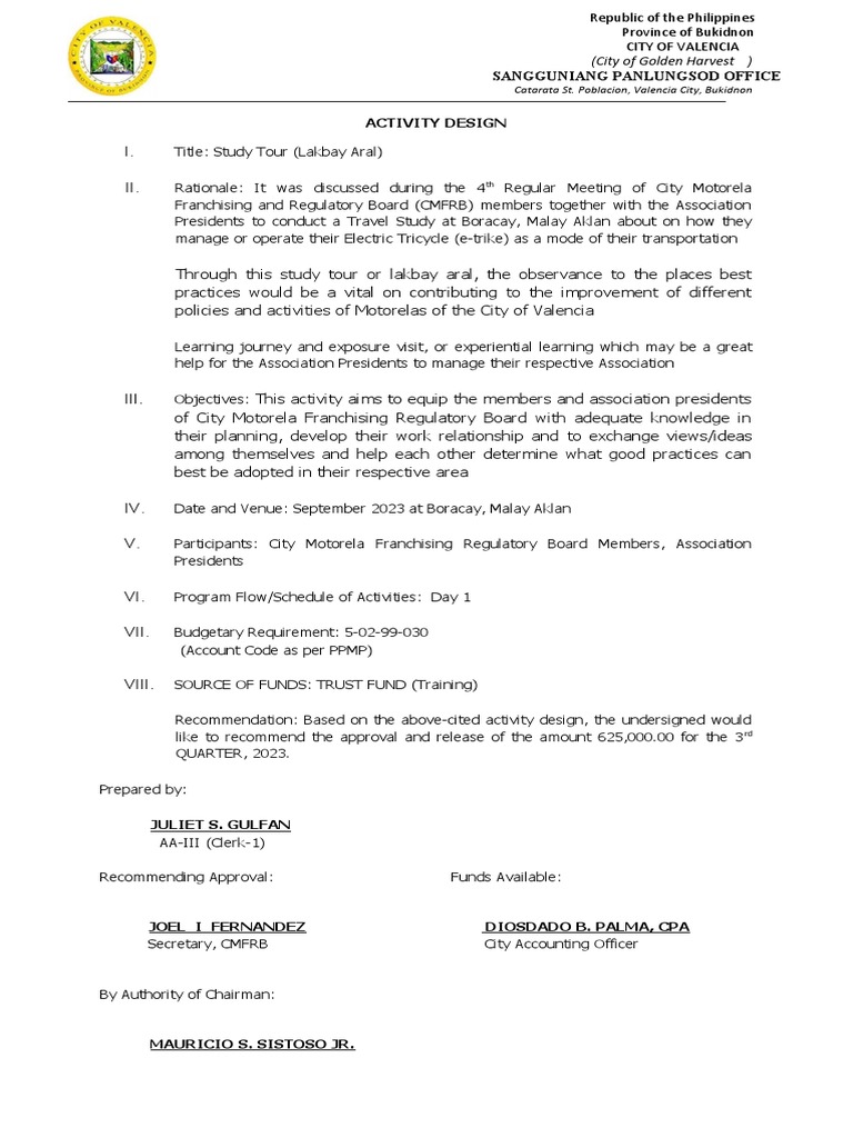 Lakbay Aral | PDF