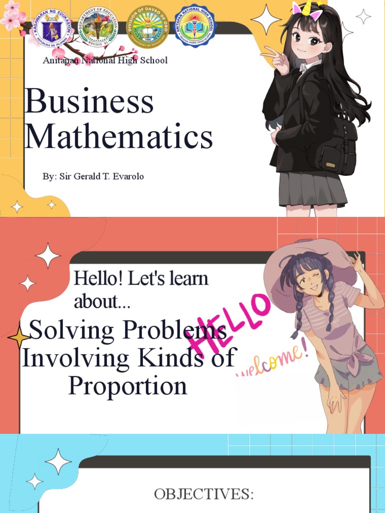 Business Math Module 4 | PDF | Printer (Computing) | Ratio