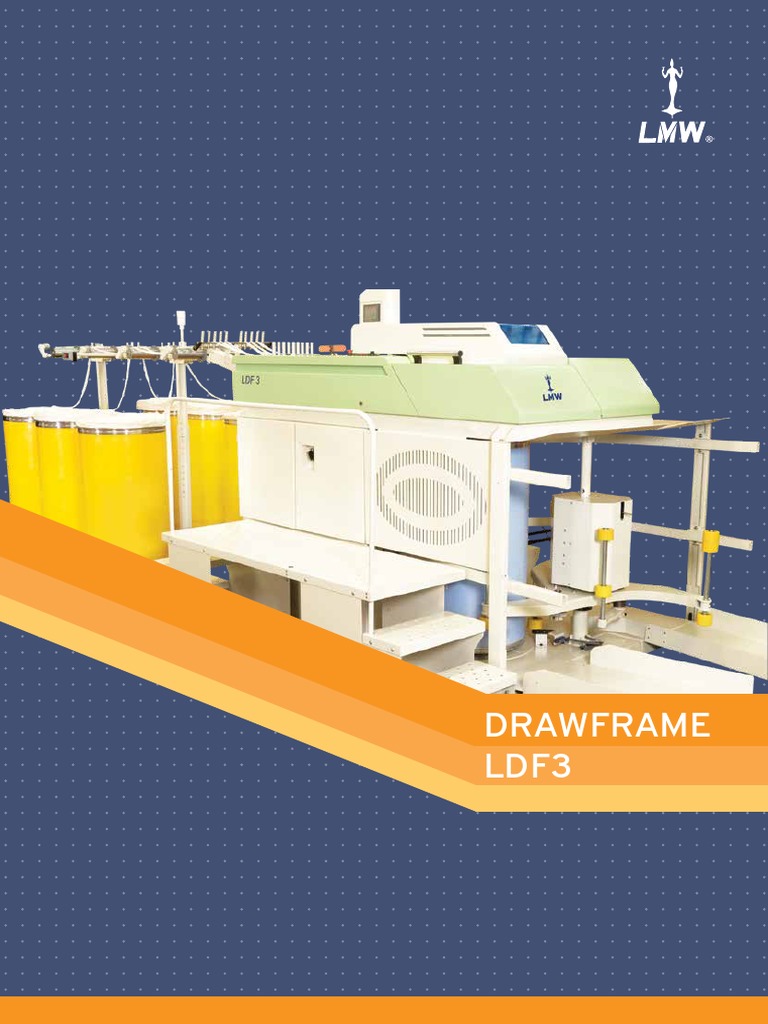 LDF3 Drawframe Lakshmi | PDF | Mechanical Engineering | Manufactured Goods