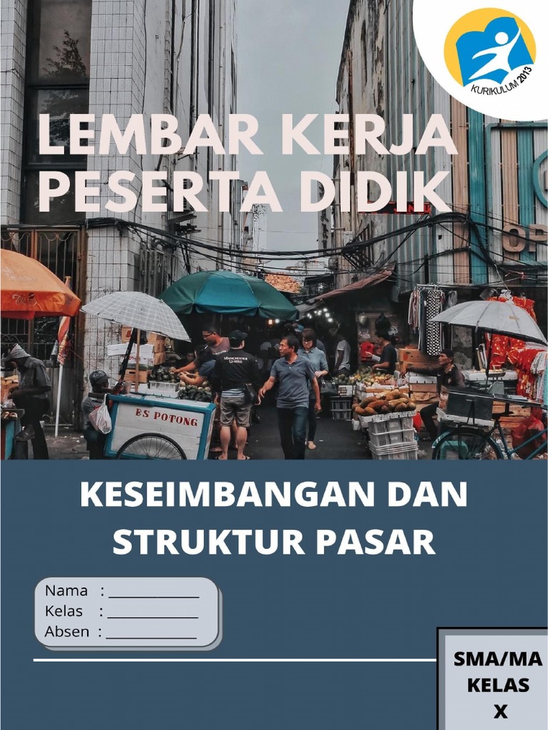LKPD Keseimbangan Dan Struktur Pasar Untuk SMA - MA Kelas X | PDF | Karier & Perkembangan