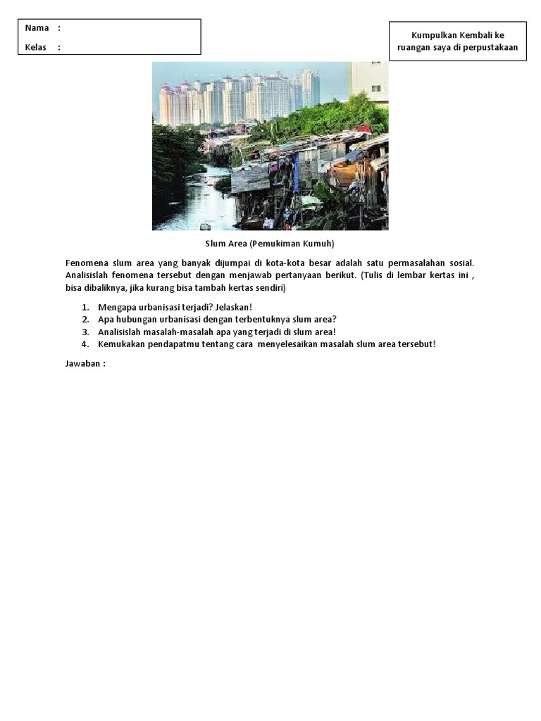 Slum Area | PDF