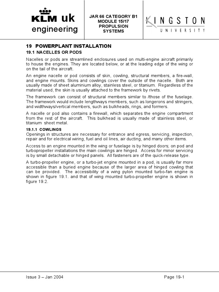 19 Powerplant | PDF | Engines | Mechanical Engineering