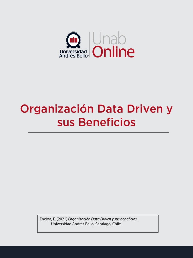 Beneficios de una Organización Data Driven | PDF | Business | Toma de decisiones