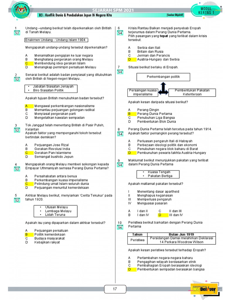 Objektif Bab 3 Ting 4 | PDF