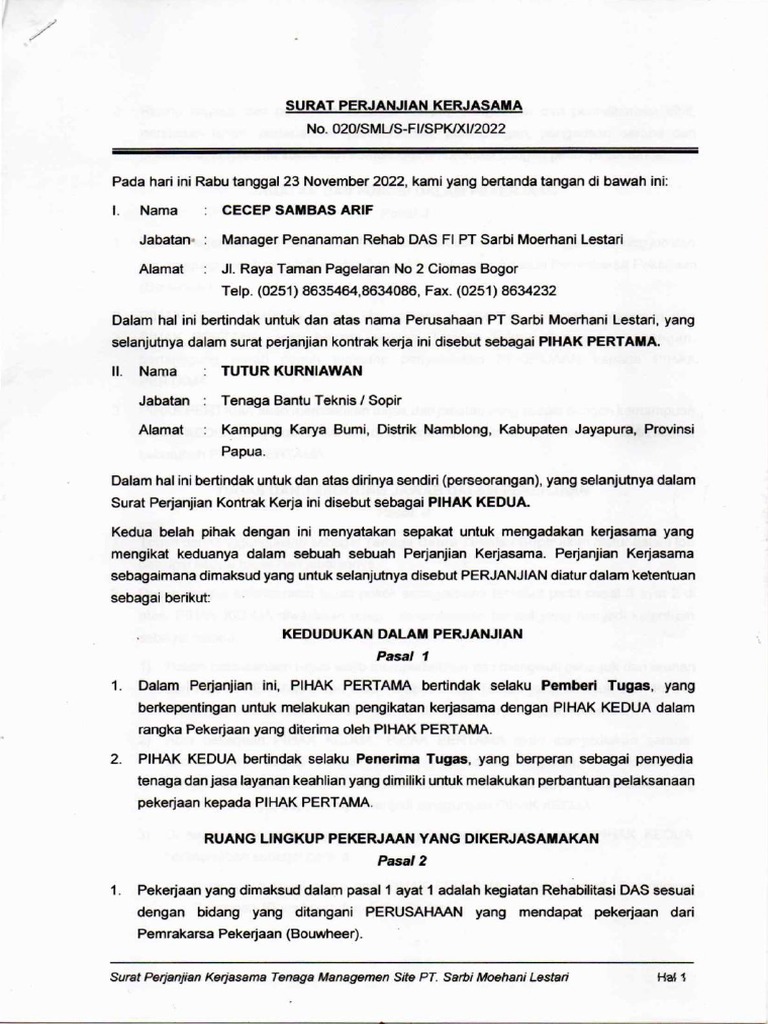 SPK An Tutur Kurniawan Compressed | PDF