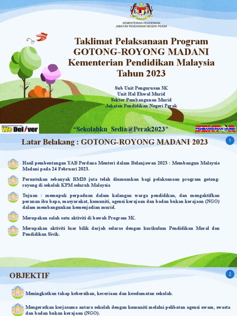 Slaid Gotong Royong 3k 2023 New | PDF