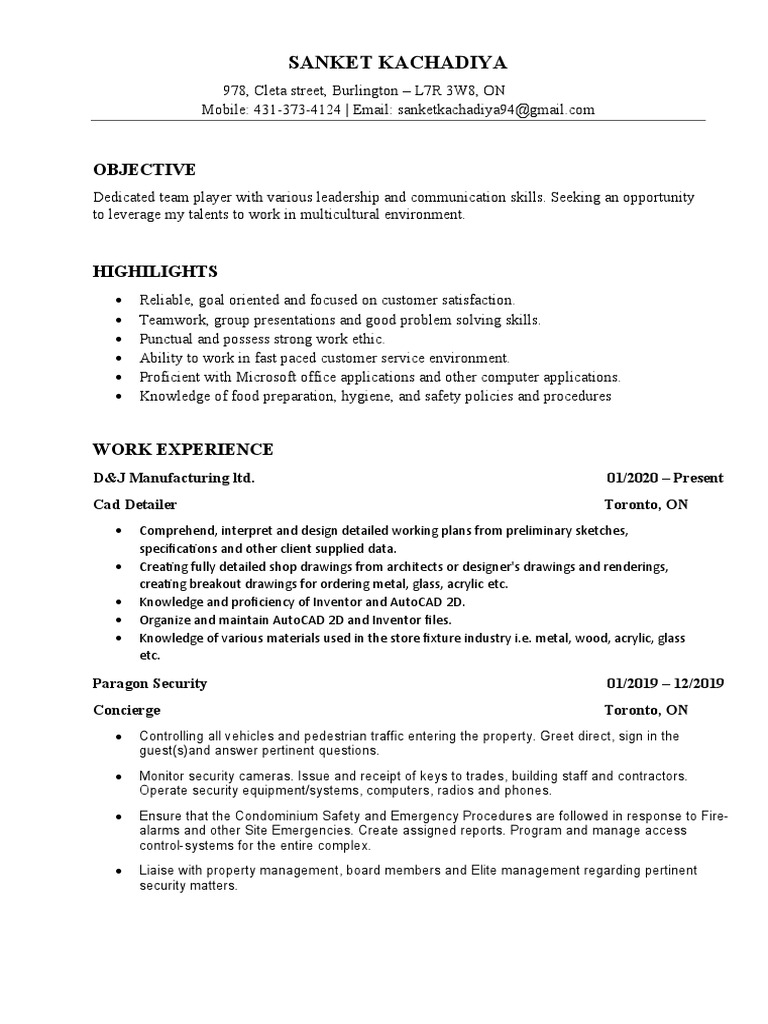 Sanket Resume | PDF