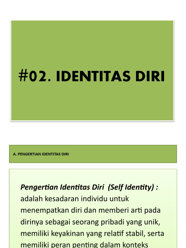 02 Identitas Diri | PDF