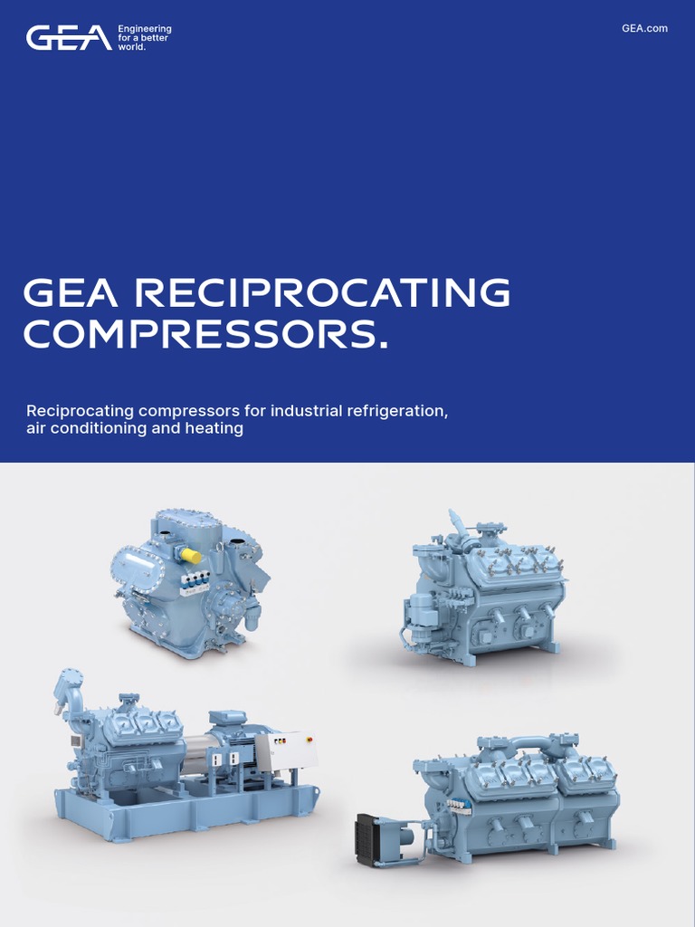 GEA Brochure A4 Reciprocating Online-289921 | PDF | Efficient Energy ...