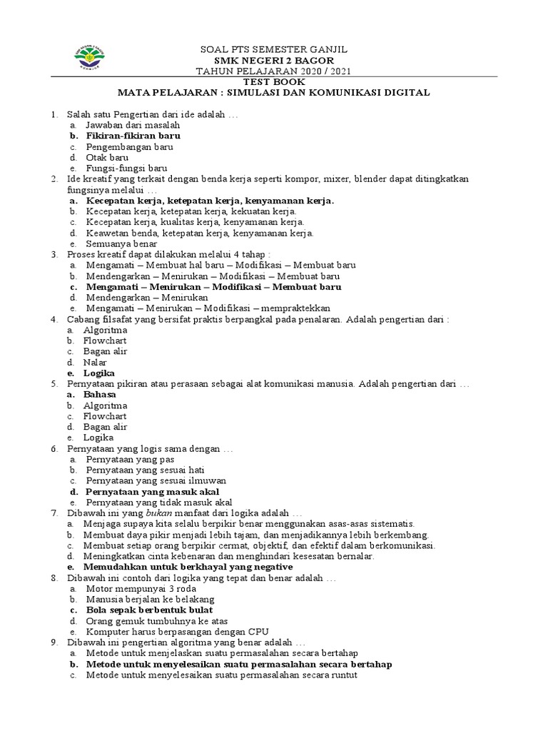 Uts X Simdig | PDF | Komputer