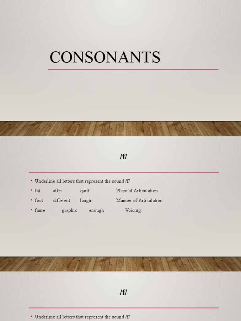 Consonants 2021 | PDF | Language Arts & Discipline