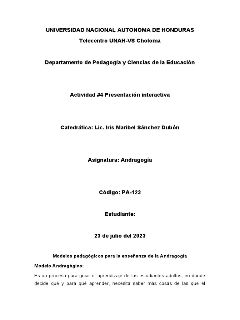 Análisis Actividad7 | PDF | Aprendizaje | Enseñando