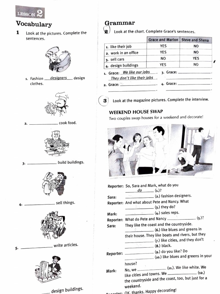 Simple Present Exercises | PDF | Language Mechanics | Syntax