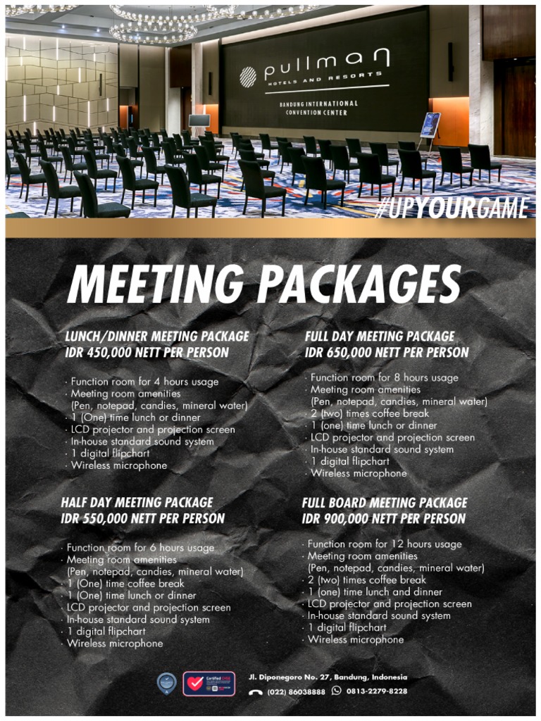 Meeting Packages 2022 | PDF