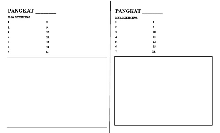 Group Score Sheet | PDF