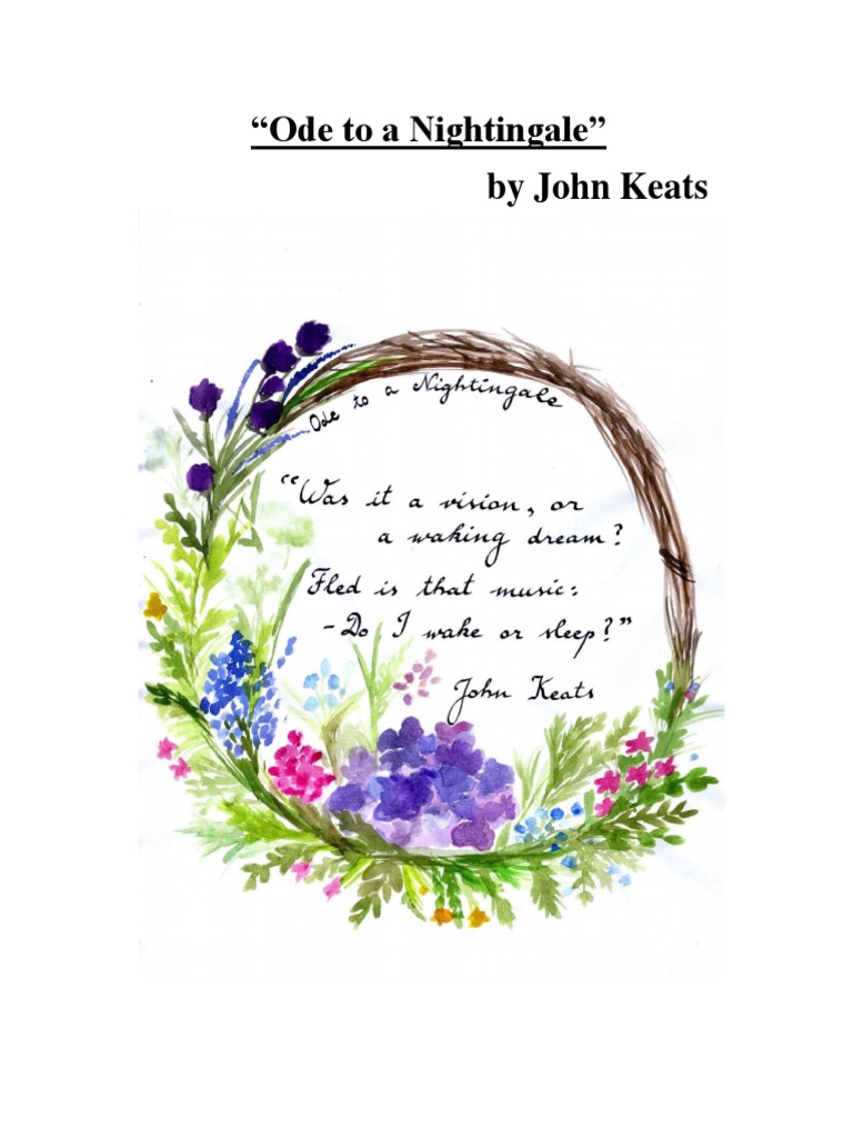 Ode To A Nightingale Intro | PDF