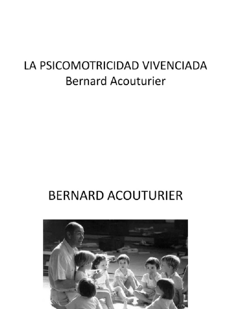 Psicomotricidad de Bernard | PDF